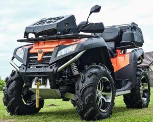 Oranžs CFMOTO X8 2014 Klaipėda, ar dzinēja tilpumu 0.80 L un nobraukumu 800 tūkst. km par 8100 €, foto  vietnē AUTOMOTO.COM.LV