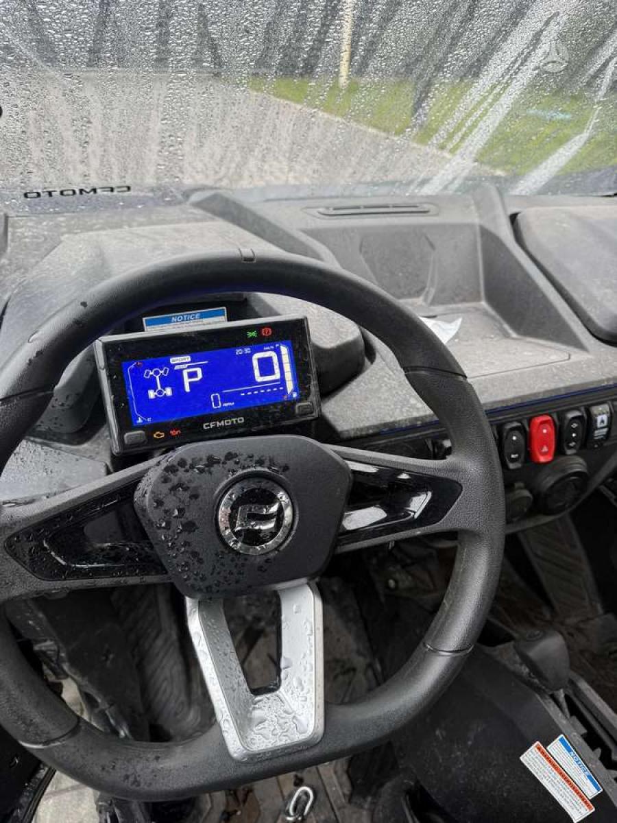 CFMOTO ZFORCE 1000 2024 Klaipėda, ar dzinēja tilpumu 0.96 L un nobraukumu 2 tūkst. km par 9800 €, foto 12 vietnē AUTOMOTO.COM.LV