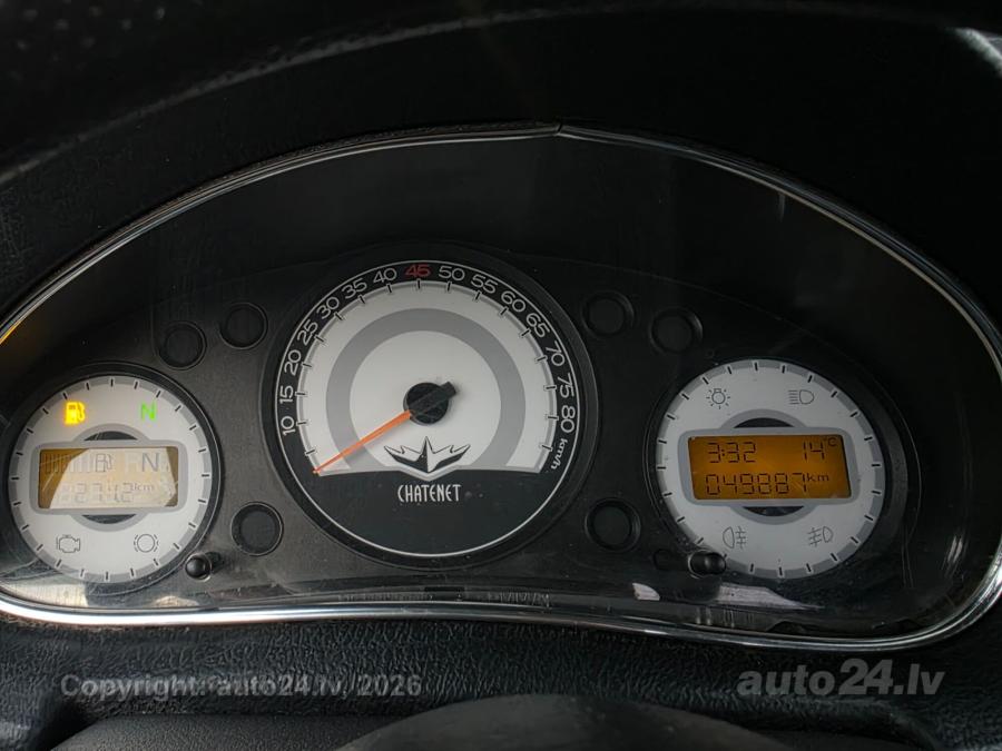 Grey Chatenet CH 26 2017 in Tallinn, with an engine capacity of 0.52 L and mileage of 50 thousand km for 6190 €, photo 10 on AUTOMOTO.COM.LV
