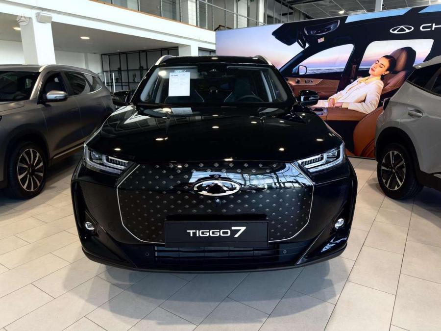 Черный Чери Tiggo 7 2026 в Каунас, объемом двигателя 1.50 л и пробегом 0 тыс. км за 34990 €, фото 3 на AUTOMOTO.COM.LV