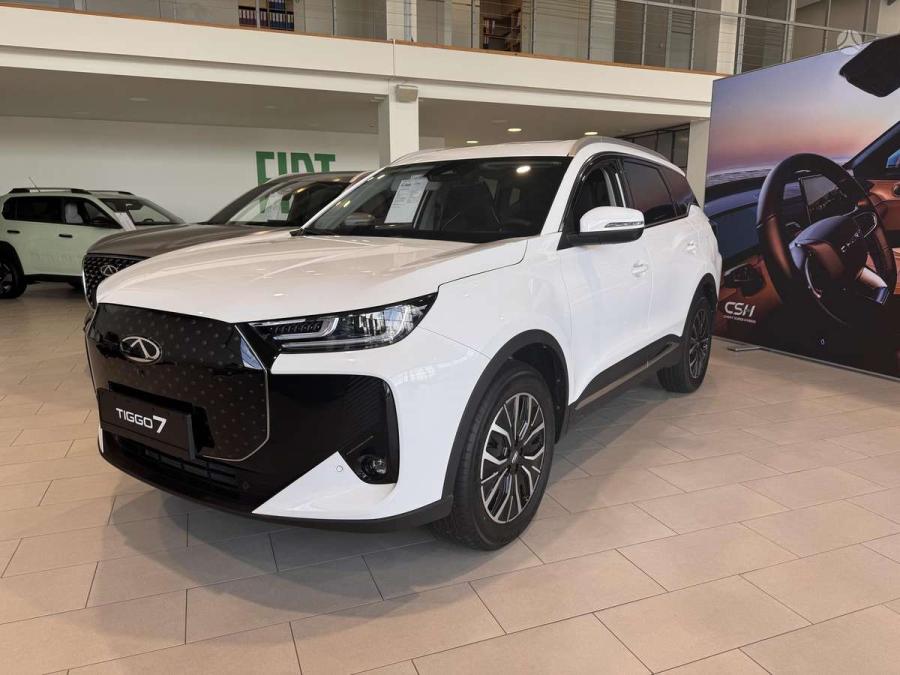 Balts Chery tiggo-7 2026 Kauņa, ar dzinēja tilpumu 1.50 L un nobraukumu 3 tūkst. km par 34990 €, foto 1 vietnē AUTOMOTO.COM.LV