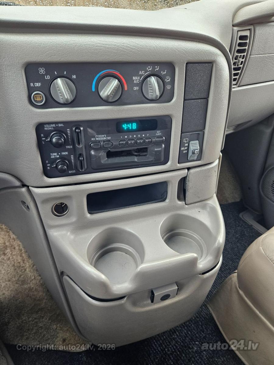 Melns Chevrolet Astro 1997 Tallina, ar dzinēja tilpumu 4.30 L un nobraukumu 196 tūkst. km par 5900 €, foto 18 vietnē AUTOMOTO.COM.LV