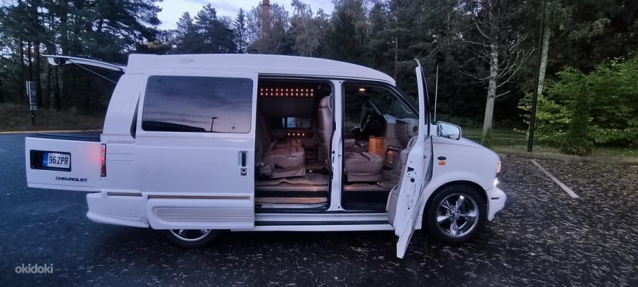 White Chevrolet Astro 2002 in Narva, with an engine capacity of 4.20 L and mileage of 142 thousand km for 19500 €, photo 20 on AUTOMOTO.COM.LV