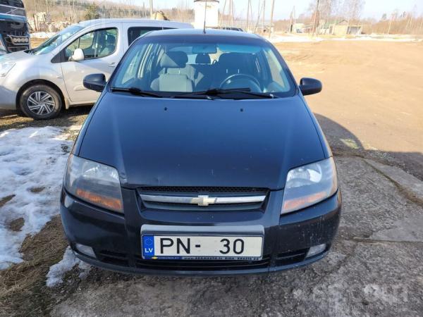 Melns Chevrolet Aveo 2007 Cēsis, ar dzinēja tilpumu 1.40 L un nobraukumu 130 tūkst. km par 700 €, foto 1 vietnē AUTOMOTO.COM.LV