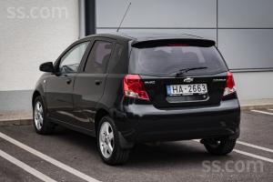 Black Chevrolet Aveo 2008 in Riga, with an engine capacity of 1.40 L and mileage of 0 thousand km for 1490 €, photo 6 on AUTOMOTO.COM.LV