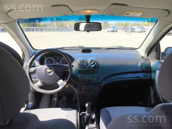 Black Chevrolet Aveo 2008 in Riga, with an engine capacity of 1.20 L and mileage of 206 thousand km for 1500 €, photo 7 on AUTOMOTO.COM.LV