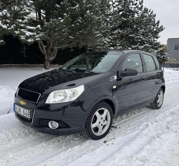 Melns Chevrolet Aveo 2009 Viļņa, ar dzinēja tilpumu 1.40 L un nobraukumu 180 tūkst. km par 2350 €, foto 1 vietnē AUTOMOTO.COM.LV
