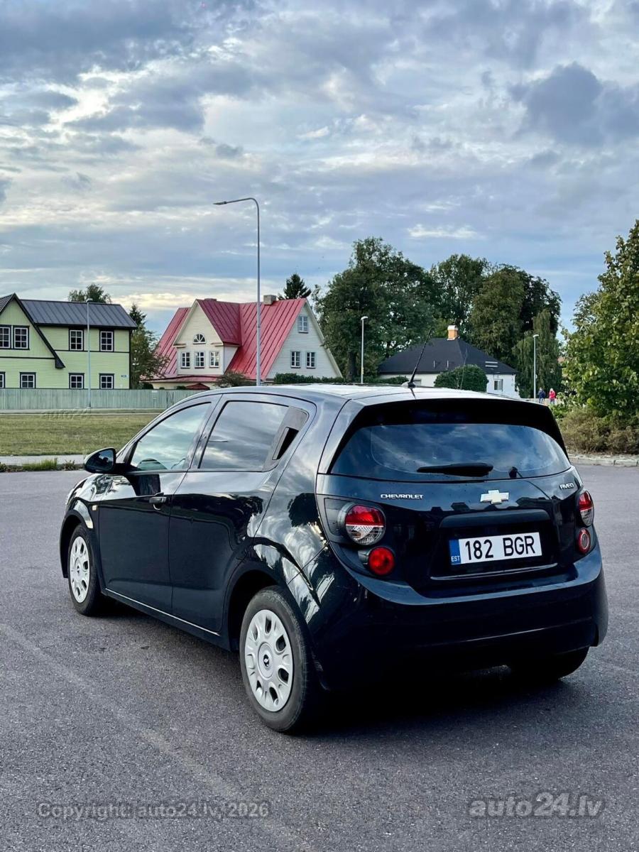 Black Chevrolet Aveo 2012 in Tallinn, with an engine capacity of 1.20 L and mileage of 224 thousand km for 2190 €, photo 9 on AUTOMOTO.COM.LV