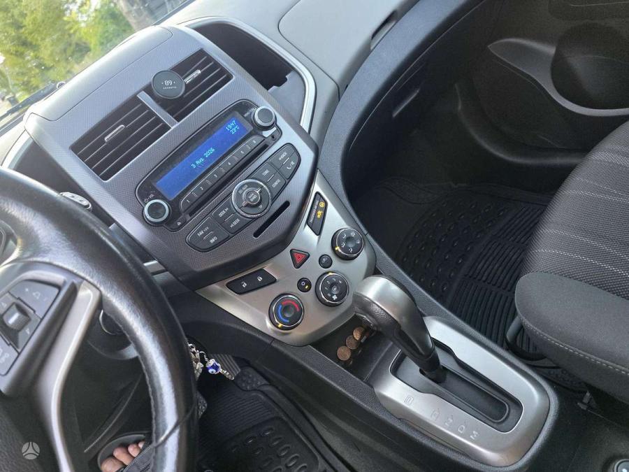 Melns Chevrolet Aveo 2012 Radviliškis, ar dzinēja tilpumu 1.40 L un nobraukumu 114 tūkst. km par 3400 €, foto 16 vietnē AUTOMOTO.COM.LV