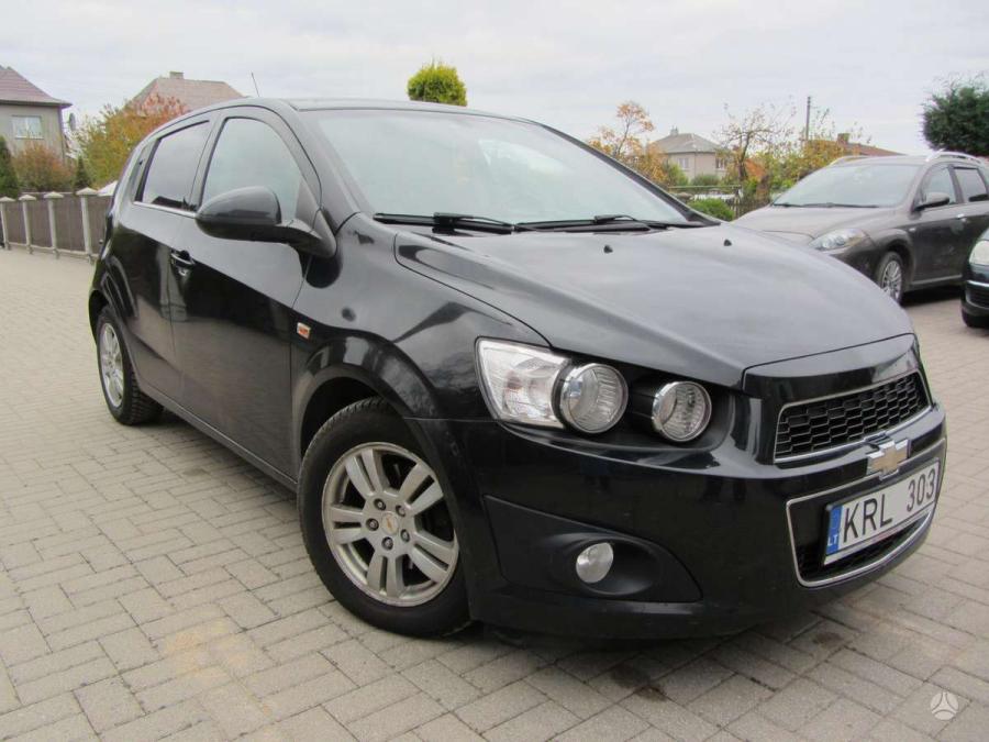 Black Chevrolet Aveo 2012 in Taurage, with an engine capacity of 1.25 L and mileage of 240 thousand km for 2800 €, photo 4 on AUTOMOTO.COM.LV