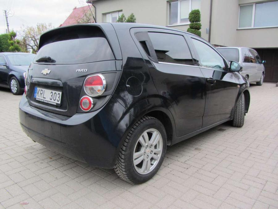 Black Chevrolet Aveo 2012 in Taurage, with an engine capacity of 1.25 L and mileage of 240 thousand km for 2800 €, photo 5 on AUTOMOTO.COM.LV