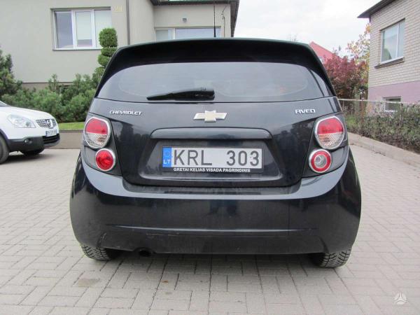Chevrolet Aveo 2012 in Taurage on AUTOMOTO.COM.LV Black Chevrolet Aveo 2012 in Taurage, with an engine capacity of 1.25 L and mileage of 240 thousand km for 2800 €, photo 6 on AUTOMOTO.COM.LV