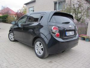 Black Chevrolet Aveo 2012 in Taurage, with an engine capacity of 1.25 L and mileage of 240 thousand km for 2800 €, photo 7 on AUTOMOTO.COM.LV
