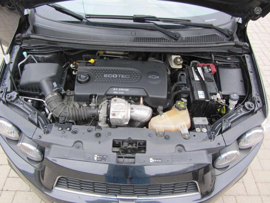 Black Chevrolet Aveo 2012 in Taurage, with an engine capacity of 1.25 L and mileage of 240 thousand km for 2800 €, photo 10 on AUTOMOTO.COM.LV