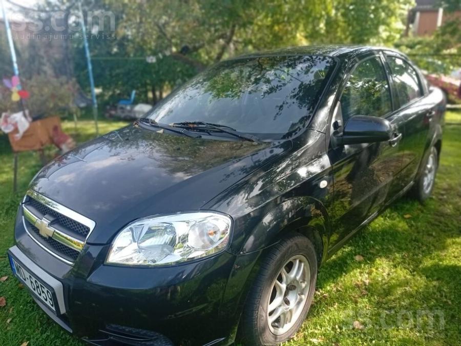 Черный Шевроле Авео 2007 в Елгава, объемом двигателя 1.60 л и пробегом 148 тыс. км за 1100 €, фото 3 на AUTOMOTO.COM.LV