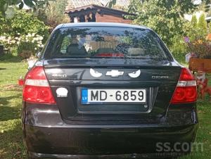 Черный Шевроле Авео 2007 в Елгава, объемом двигателя 1.60 л и пробегом 148 тыс. км за 1100 €, фото 6 на AUTOMOTO.COM.LV