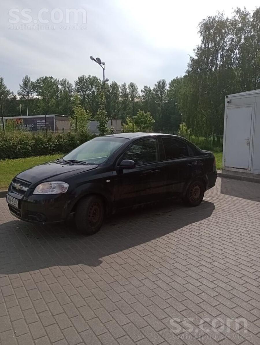 Melns Chevrolet Aveo 2008 Rīga, ar dzinēja tilpumu 1.40 L un nobraukumu 203 tūkst. km par 2350 €, foto 1 vietnē AUTOMOTO.COM.LV