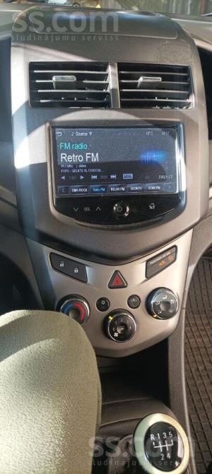 Melns Chevrolet Aveo 2013 Rīga, ar dzinēja tilpumu 1.40 L un nobraukumu 228 tūkst. km par 1999 €, foto 6 vietnē AUTOMOTO.COM.LV