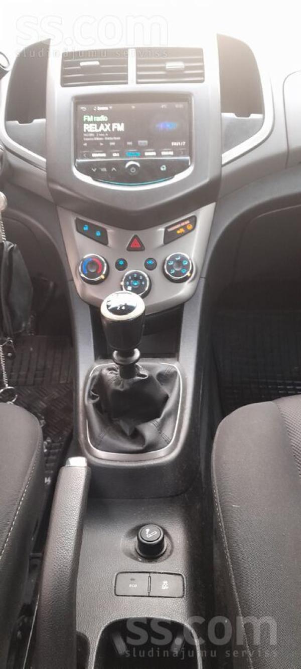 Chevrolet Aveo 2013 Rīga vietnē Melns Chevrolet Aveo 2013 Rīga, ar dzinēja tilpumu 1.40 L un nobraukumu 229 tūkst. km par 2555 €, foto 5 vietnē AUTOMOTO.COM.LV