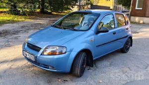 Zils Chevrolet Aveo 2003 Rīga, ar dzinēja tilpumu 1.40 L un nobraukumu 213 tūkst. km par 900 €, foto  vietnē AUTOMOTO.COM.LV