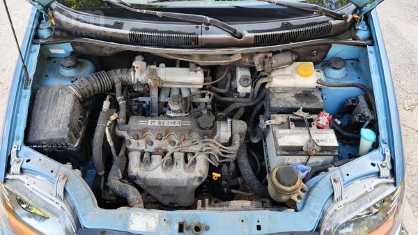 Zils Chevrolet Aveo 2003 Rīga, ar dzinēja tilpumu 1.40 L un nobraukumu 213 tūkst. km par 900 €, foto 8 vietnē AUTOMOTO.COM.LV