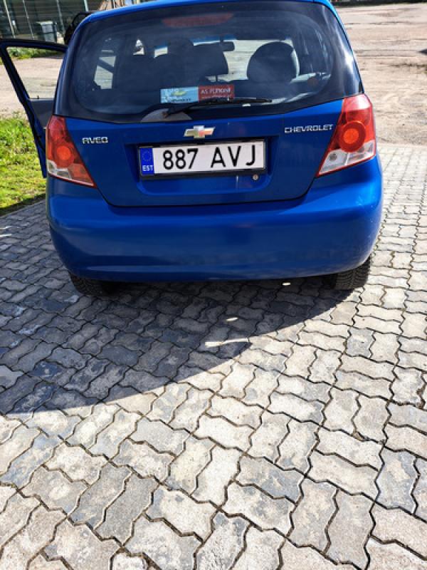 Zils Chevrolet Aveo 2005 Narva-Jēsū, ar dzinēja tilpumu 0.00 L un nobraukumu 141 tūkst. km par 800 €, foto 4 vietnē AUTOMOTO.COM.LV