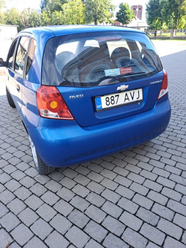 Zils Chevrolet Aveo 2005 Narva-Jēsū, ar dzinēja tilpumu 0.00 L un nobraukumu 141 tūkst. km par 800 €, foto 9 vietnē AUTOMOTO.COM.LV