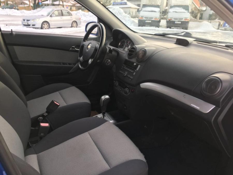 Zils Chevrolet Aveo 2008 Rīga, ar dzinēja tilpumu 1.40 L un nobraukumu 197 tūkst. km par 2950 €, foto 9 vietnē AUTOMOTO.COM.LV