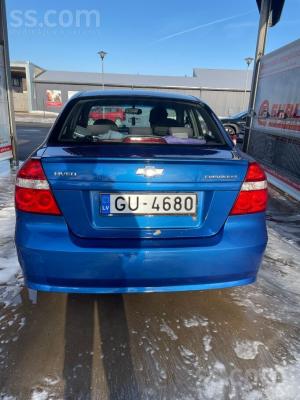 Blue Chevrolet Aveo 2007 in Ogre, with an engine capacity of 1.40 L and mileage of 218 thousand km for 500 €, photo 7 on AUTOMOTO.COM.LV