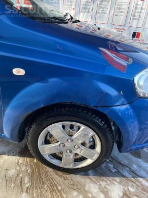 Blue Chevrolet Aveo 2007 in Ogre, with an engine capacity of 1.40 L and mileage of 218 thousand km for 500 €, photo 9 on AUTOMOTO.COM.LV