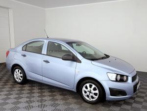 Blue Chevrolet Aveo 2012 in Tallinn, with an engine capacity of 1.20 L and mileage of 253 thousand km for 1499 €, photo  on AUTOMOTO.COM.LV