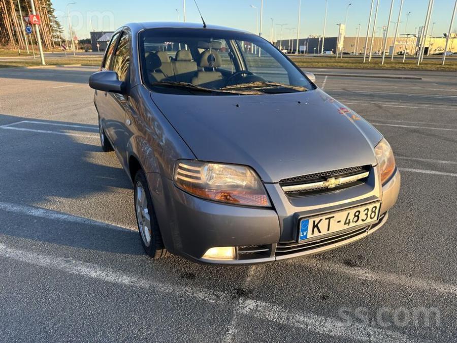 Серый Шевроле Авео 2005 в Рига, объемом двигателя 1.40 л и пробегом 145 тыс. км за 1200 €, фото 1 на AUTOMOTO.COM.LV