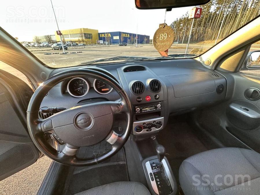 Серый Шевроле Авео 2005 в Рига, объемом двигателя 1.40 л и пробегом 145 тыс. км за 1200 €, фото 7 на AUTOMOTO.COM.LV