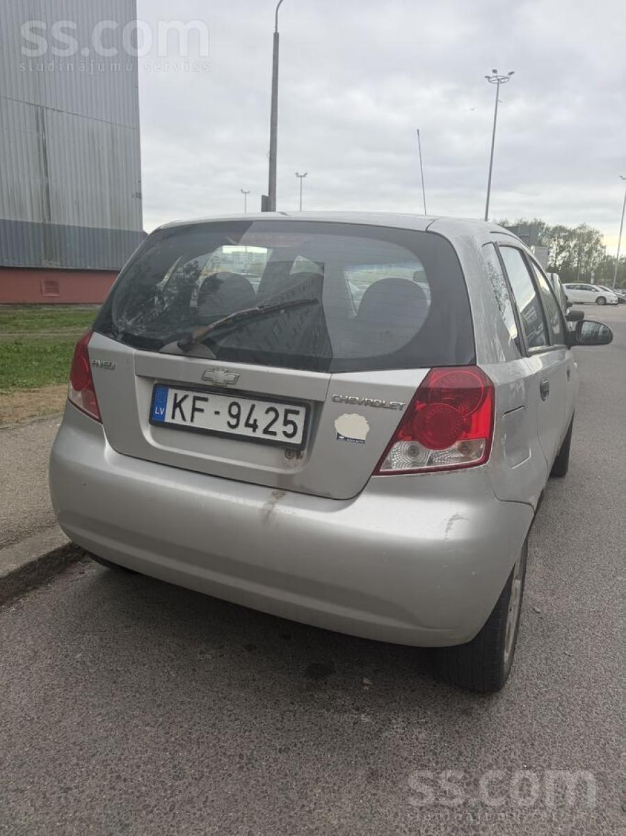 Pelēks Chevrolet Aveo 2006 Rīga, ar dzinēja tilpumu 1.40 L un nobraukumu 287 tūkst. km par 600 €, foto 1 vietnē AUTOMOTO.COM.LV