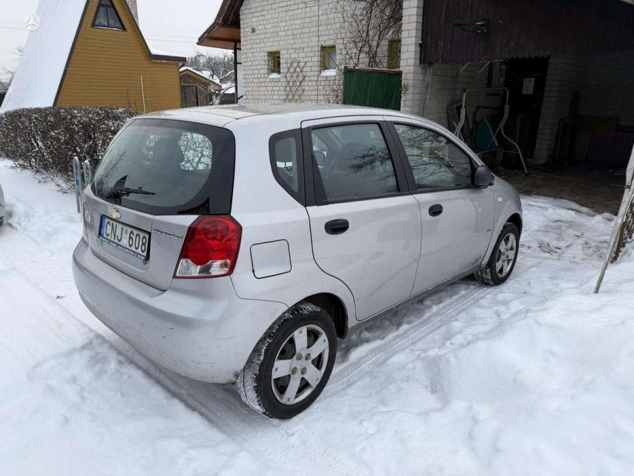 Серый Шевроле Авео 2007 в Вильнюс, объемом двигателя 1.15 л и пробегом 78 тыс. км за 750 €, фото 3 на AUTOMOTO.COM.LV