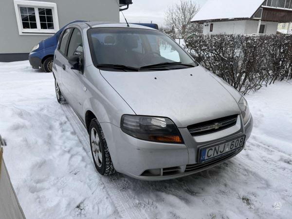 Grey Chevrolet Aveo 2007 in Vilnius, with an engine capacity of 1.15 L and mileage of 78 thousand km for 750 €, photo 4 on AUTOMOTO.COM.LV