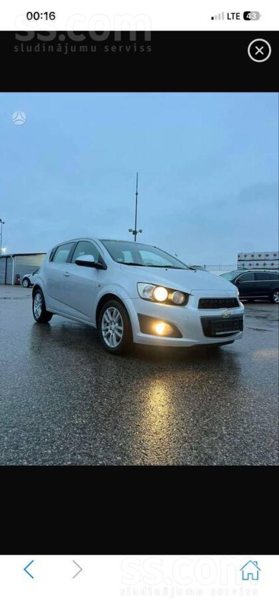 Серый Шевроле Авео 2011 в Рига, объемом двигателя 1.30 л и пробегом 210 тыс. км за 1650 €, фото 4 на AUTOMOTO.COM.LV