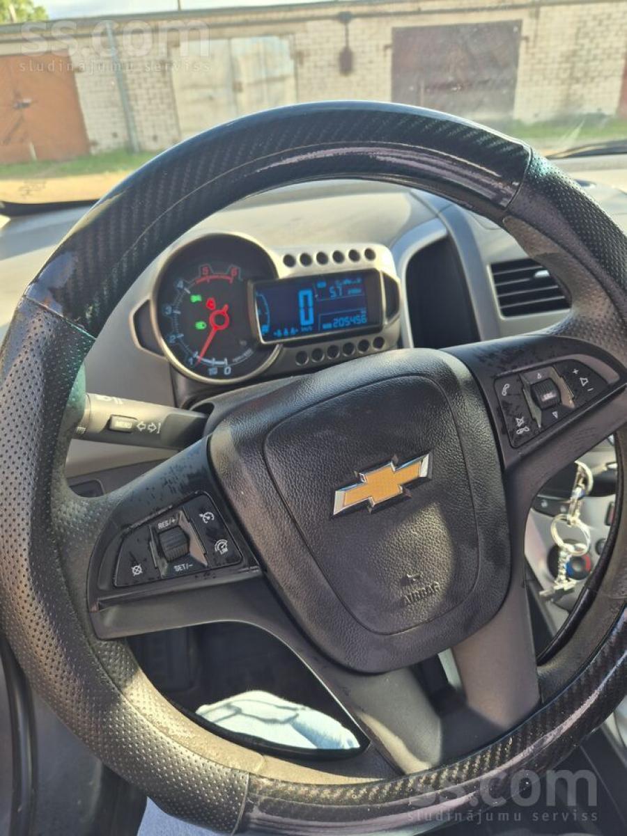 Grey Chevrolet Aveo 2012 in Riga, with an engine capacity of 1.30 L and mileage of 205 thousand km for 2500 €, photo 14 on AUTOMOTO.COM.LV