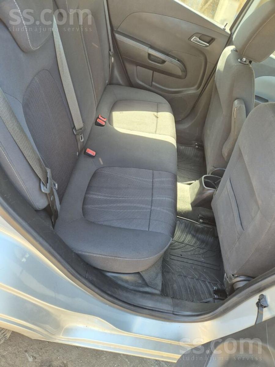 Pelēks Chevrolet Aveo 2012 Rīga, ar dzinēja tilpumu 1.20 L un nobraukumu 256 tūkst. km par 2699 €, foto 14 vietnē AUTOMOTO.COM.LV