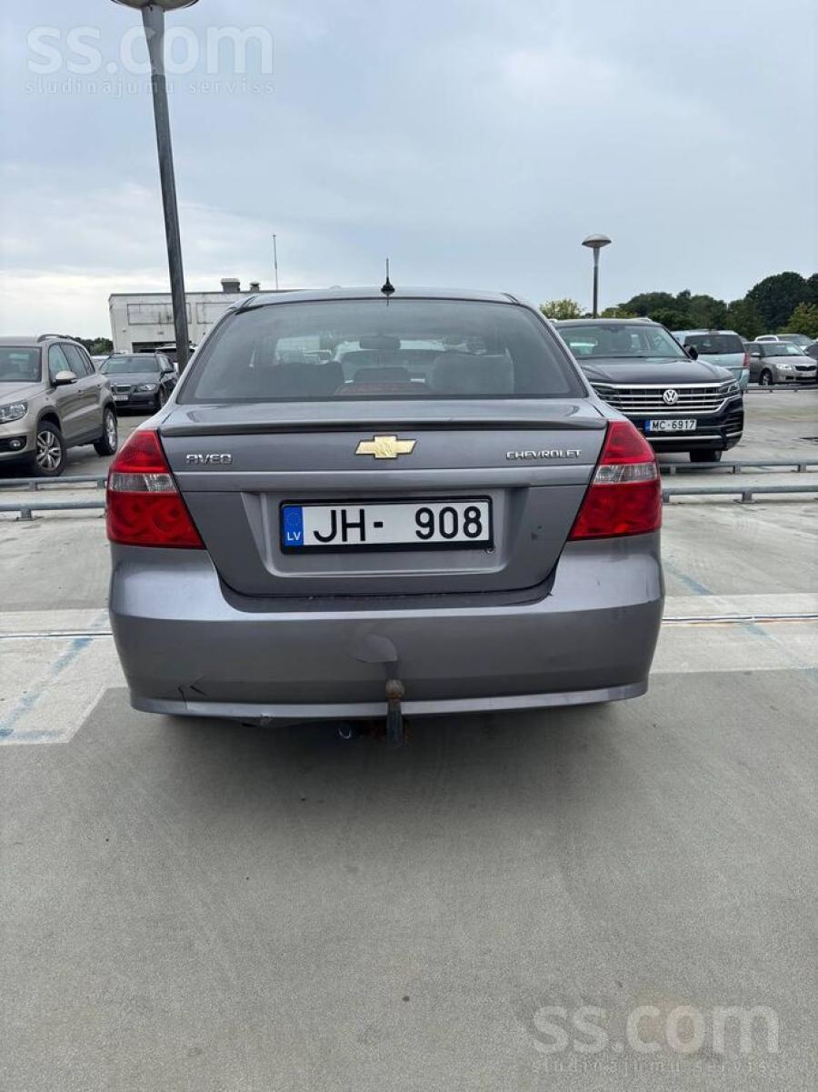 Grey Chevrolet Aveo 2006 in Jurmala, with an engine capacity of 1.40 L and mileage of 156 thousand km for 1200 €, photo 6 on AUTOMOTO.COM.LV