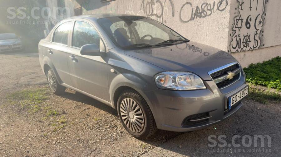 Pelēks Chevrolet Aveo 2007 Rīga, ar dzinēja tilpumu 1.40 L un nobraukumu 211 tūkst. km par 1590 €, foto 1 vietnē AUTOMOTO.COM.LV