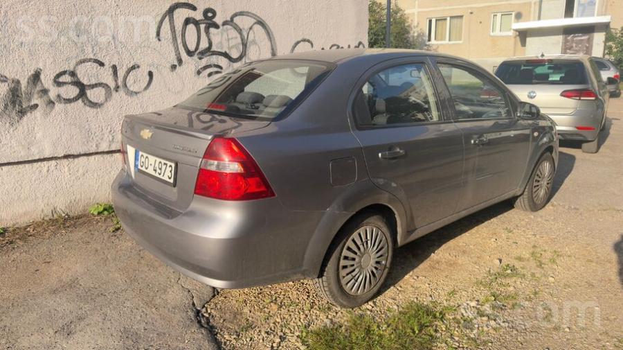 Pelēks Chevrolet Aveo 2007 Rīga, ar dzinēja tilpumu 1.40 L un nobraukumu 211 tūkst. km par 1590 €, foto 3 vietnē AUTOMOTO.COM.LV