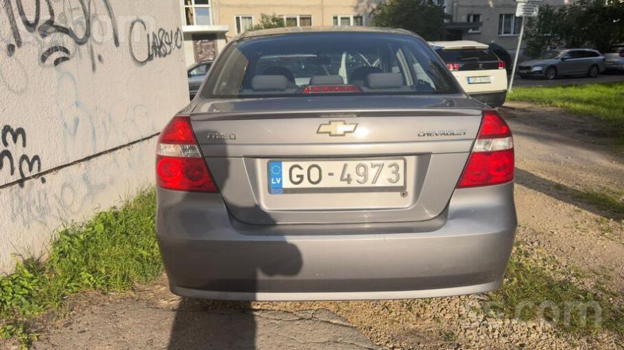 Pelēks Chevrolet Aveo 2007 Rīga, ar dzinēja tilpumu 1.40 L un nobraukumu 211 tūkst. km par 1590 €, foto 4 vietnē AUTOMOTO.COM.LV