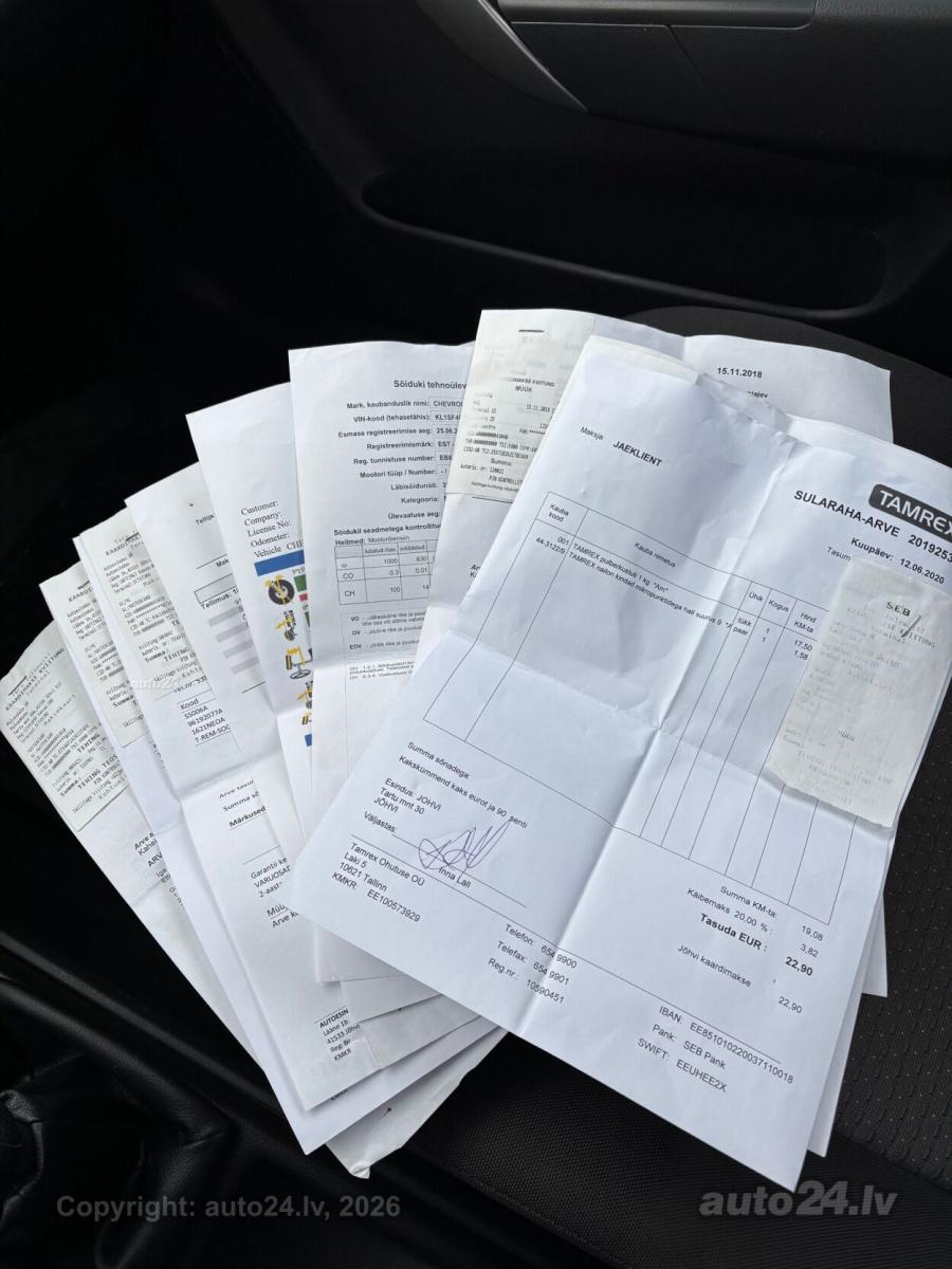 Chevrolet Aveo 2008 Tallina, ar dzinēja tilpumu 1.40 L un nobraukumu 62 tūkst. km par 2490 €, foto 28 vietnē AUTOMOTO.COM.LV