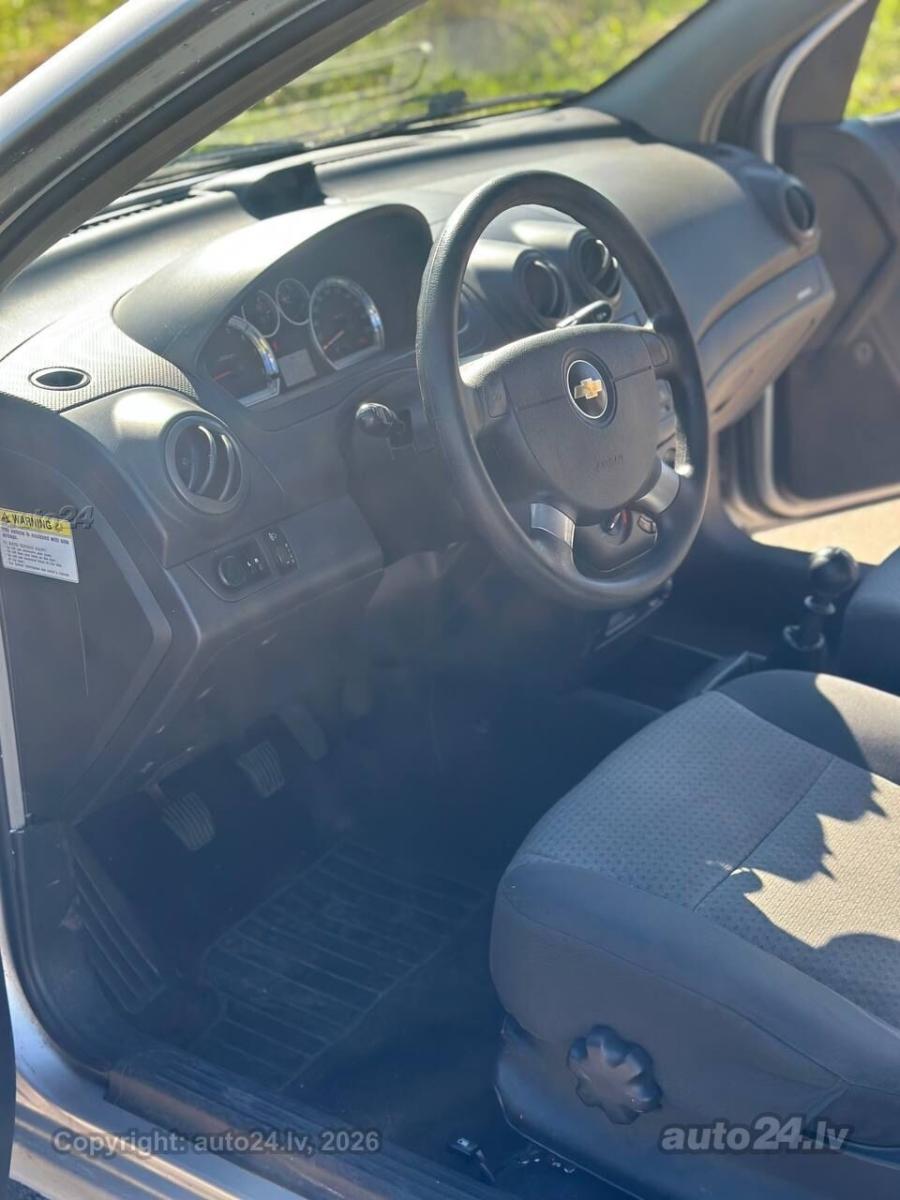 Chevrolet Aveo 2008 Tallina, ar dzinēja tilpumu 1.40 L un nobraukumu 0 tūkst. km par 1900 €, foto 8 vietnē AUTOMOTO.COM.LV