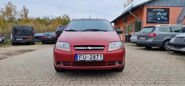 Красный Шевроле Авео 2006 в Валмиера, объемом двигателя 1.20 л и пробегом 196 тыс. км за 950 €, фото 8 на AUTOMOTO.COM.LV