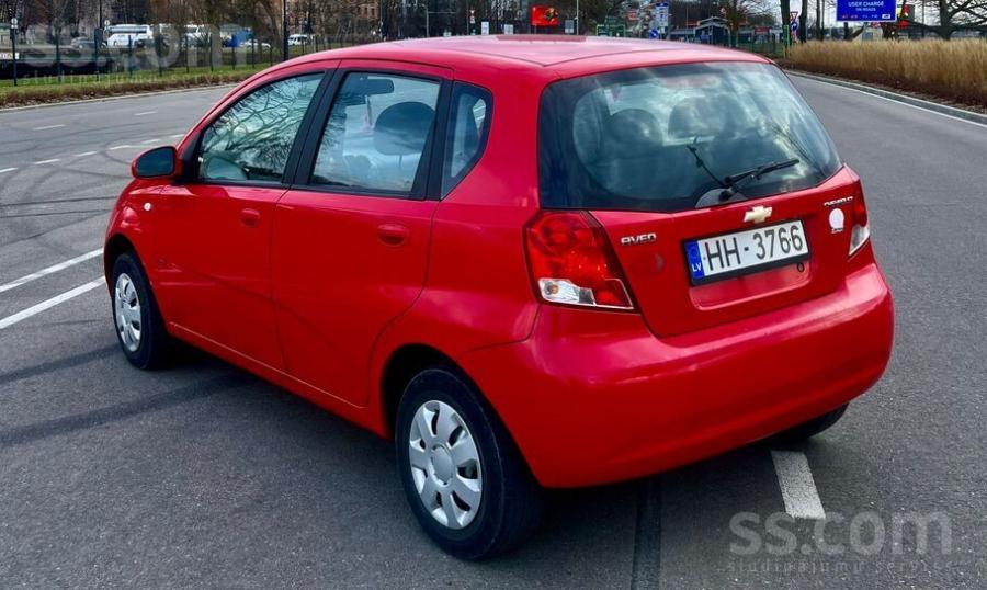 Red Chevrolet Aveo 2007 in Riga, with an engine capacity of 1.40 L and mileage of 209 thousand km for 810 €, photo 5 on AUTOMOTO.COM.LV