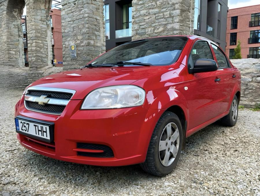 Sarkans Chevrolet Aveo 2008 Tallina, ar dzinēja tilpumu 1.40 L un nobraukumu 145 tūkst. km par 799 €, foto 18 vietnē AUTOMOTO.COM.LV
