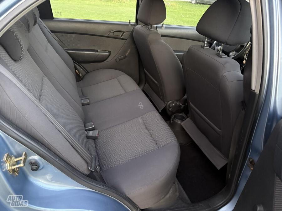 Chevrolet Aveo 2006 in Vilnius, with an engine capacity of 1.20 L and mileage of 236 thousand km for 650 €, photo 13 on AUTOMOTO.COM.LV