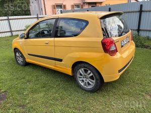 Yellow Chevrolet Aveo 2009 in Riga, with an engine capacity of 1.20 L and mileage of 120 thousand km for 1550 €, photo 5 on AUTOMOTO.COM.LV